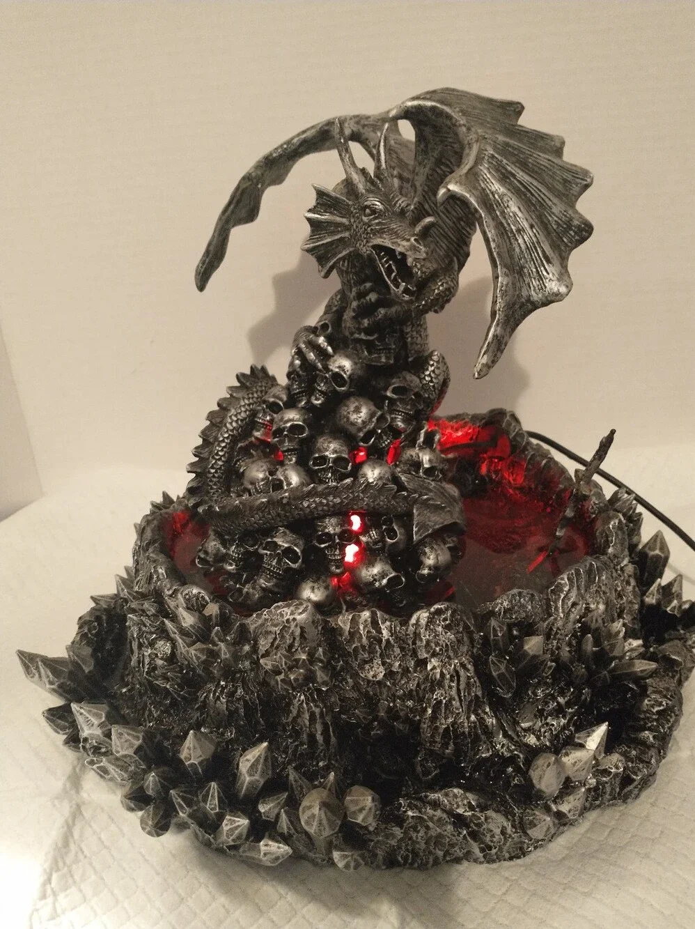 Other | Mystic Dragon Water Fountain Led Light Mist Fogger Fantasy ...